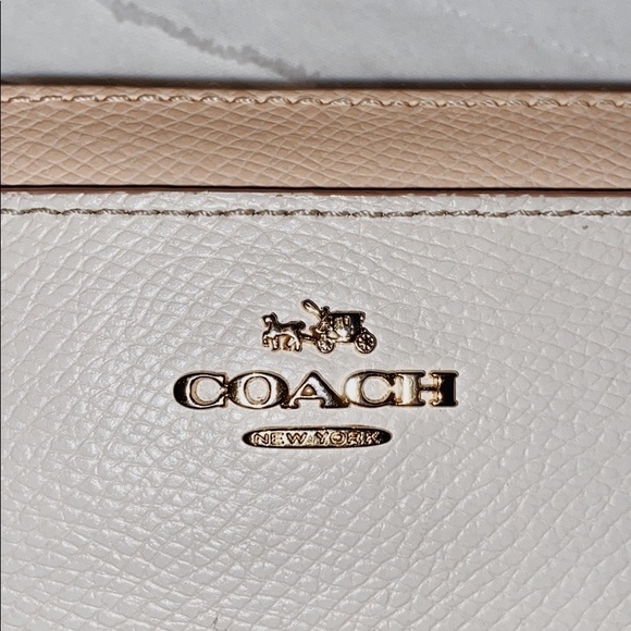 Coach | Bags | Coach Wallet Peach And Cream | Poshmark